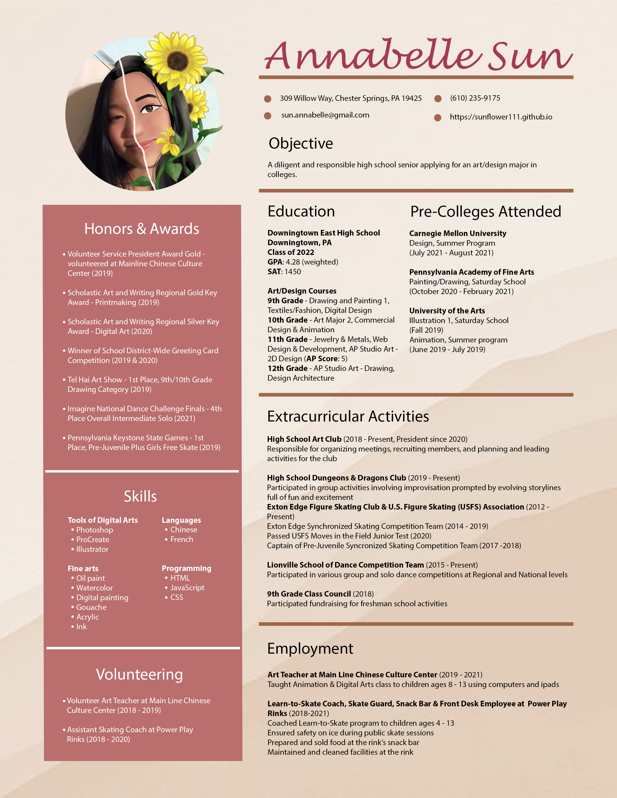 Annabelle Sun | sunflower111.github.io